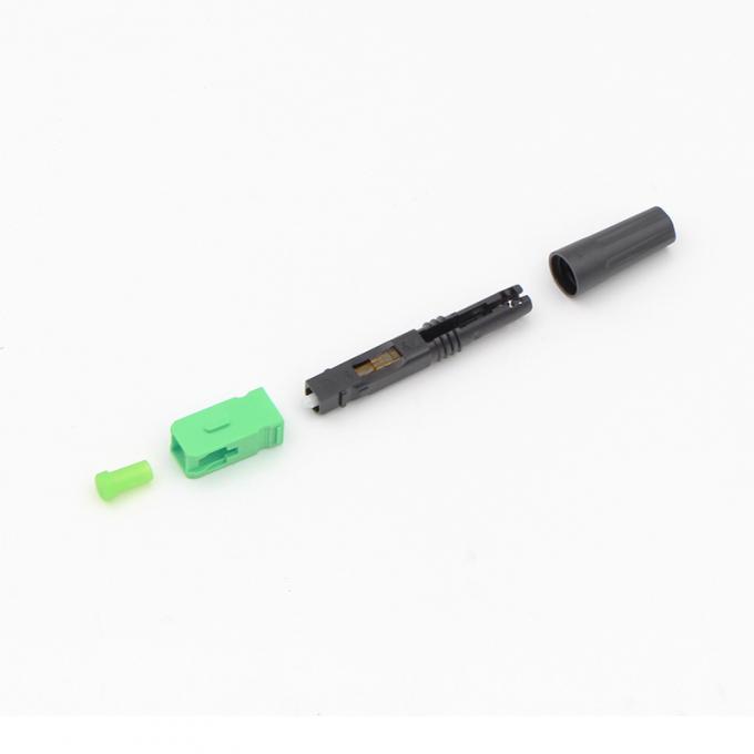 SC/UPC SC/APC Mechanical FTTH Optical Fiber Fast Connector Quickly Assembly