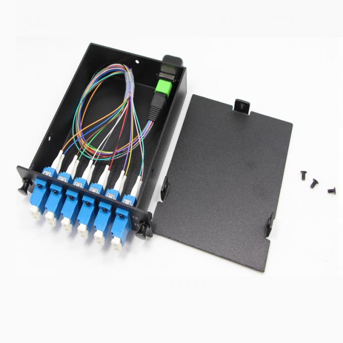 Sc / Fc / St / Lc Rack Mount Splicing Fiber Optic Patch Panel 1U 12 ...