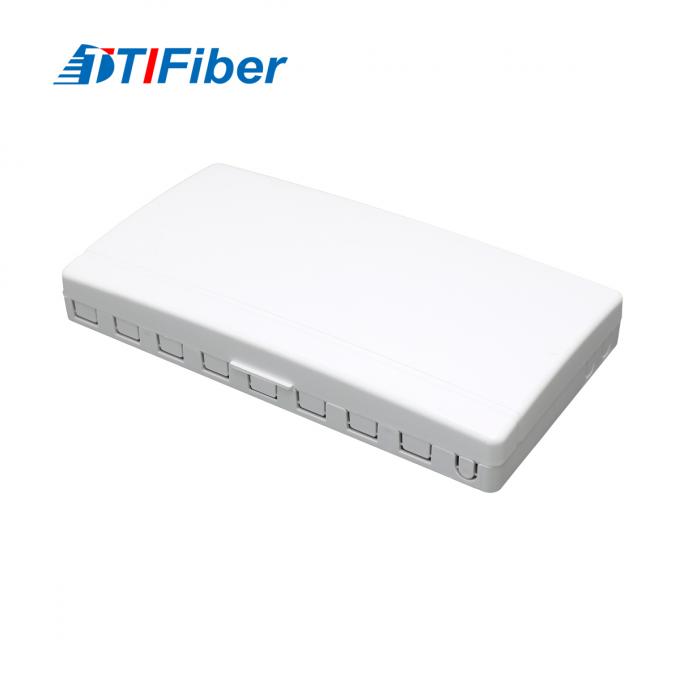 8 Ports 86 Type Fiber Optic Mini Termination Box FTTH Wall Mounted