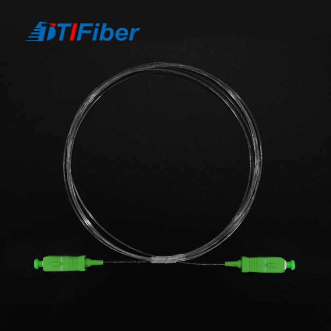 FTTH Indoor Fiber Optic Pigtail Invisible Patch Cord Transparent