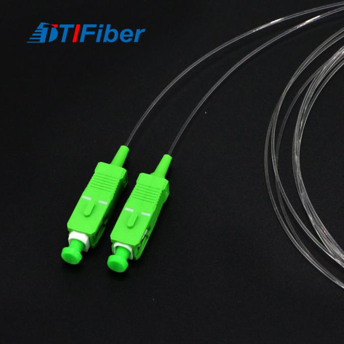 FTTH Indoor Fiber Optic Pigtail Invisible Patch Cord Transparent