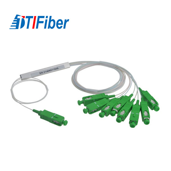 SC Connector Singlemode Optical Cord Splitter PLC For Optical Signal ...
