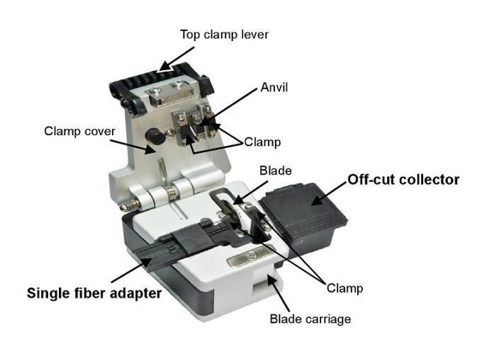 Ftth High Precision Fiber Optic Cleaver With Auto Rotating Blades